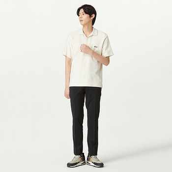 [T.I FOR MEN] 레터링 자수 카라 티셔츠[스탠다드] | M224MTS554M